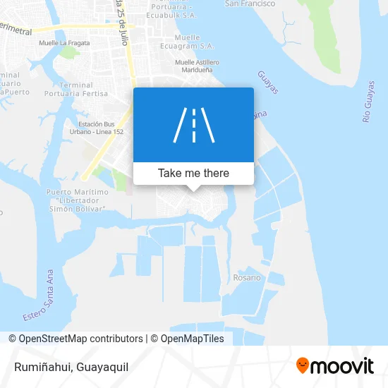¿Cómo llegar a Rumiñahui, Guayaquil en autobús?