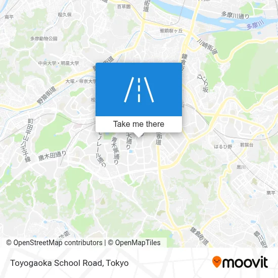 How to get to Toyogaoka School Road, Tama City by bus or metro?