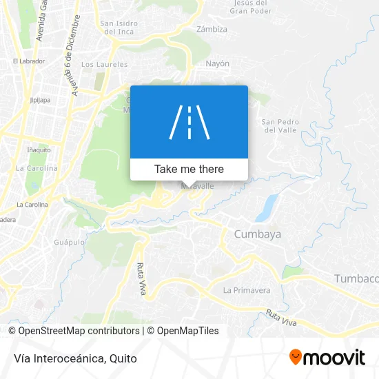 ¿Cómo llegar a Vía Interoceánica, Nayon en autobús o metro?