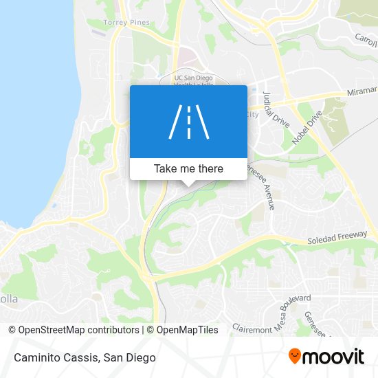 How to get to Caminito Cassis, San Diego by bus or cable car?
