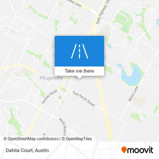 ¿Cómo llegar a Dahlia Court, Pflugerville en autobús o tren ligero?