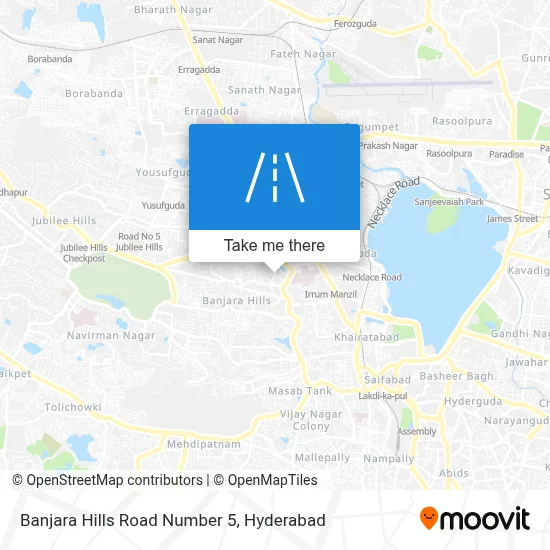 How to get to Banjara Hills Road Number 5, Shaikpet Mandal by bus ...