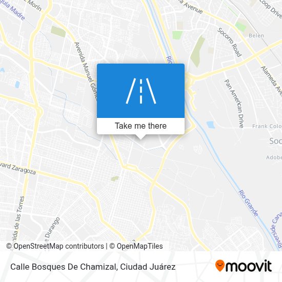 ¿Cómo llegar a Calle Bosques De Chamizal, Juarez en autobús?