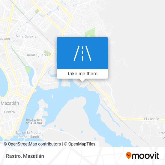 ¿Cómo llegar a Rastro, Mazatlán en autobús?