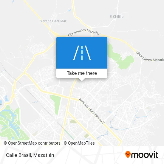 How to get to Calle Brasil, Mazatlán by bus?