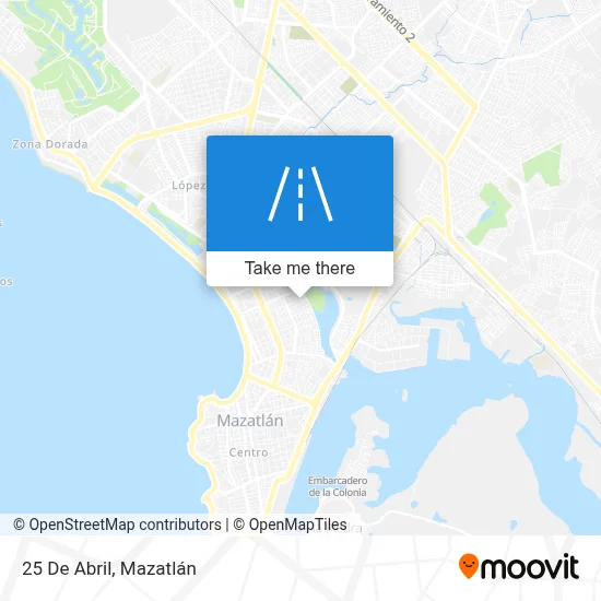 How to get to 25 De Abril, Mazatlán by bus?