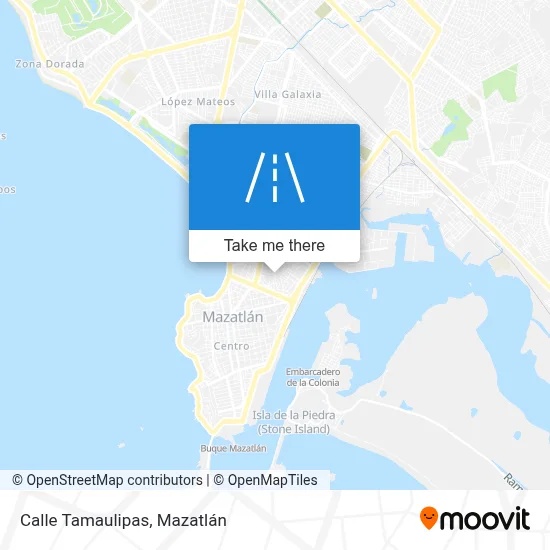 How to get to Calle Tamaulipas, Mazatlán by bus?