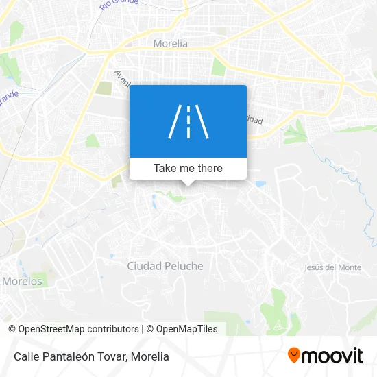 ¿Cómo llegar a Calle Pantaleón Tovar, Michoacán en autobús?