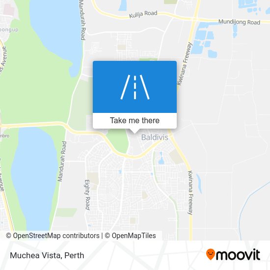 How to get to Muchea Vista, Baldivis by bus or train?