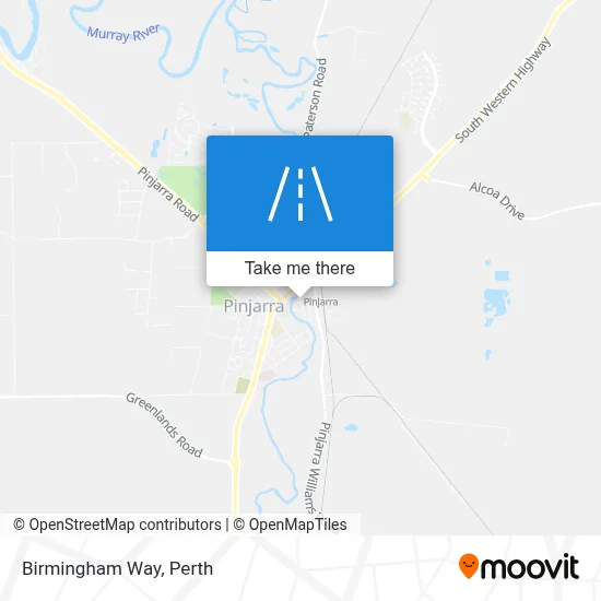 How to get to Birmingham Way, Pinjarra by bus?