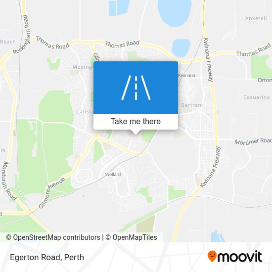 How to get to Egerton Road, Parmelia by bus or train?