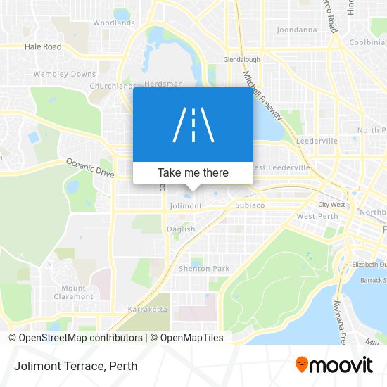 Find the best routes to Jolimont Terrace