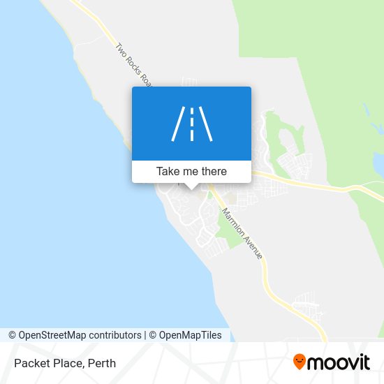 How to get to Packet Place, Yanchep by bus or train?