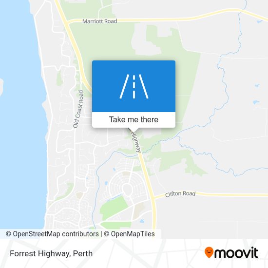 How to get to Forrest Highway, Roelands by bus?