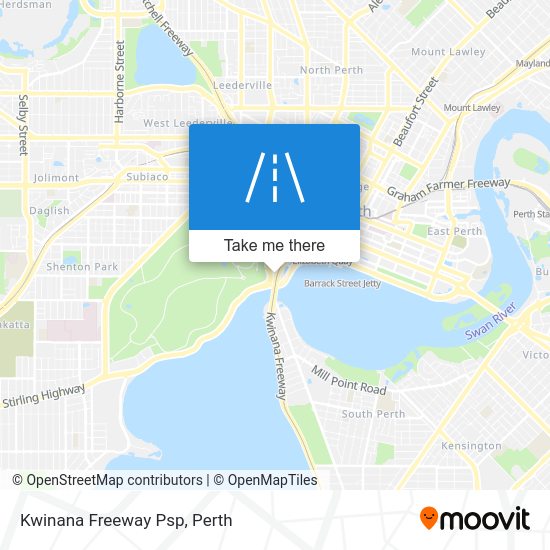 How to get to Kwinana Freeway Psp, Perth by bus or train?