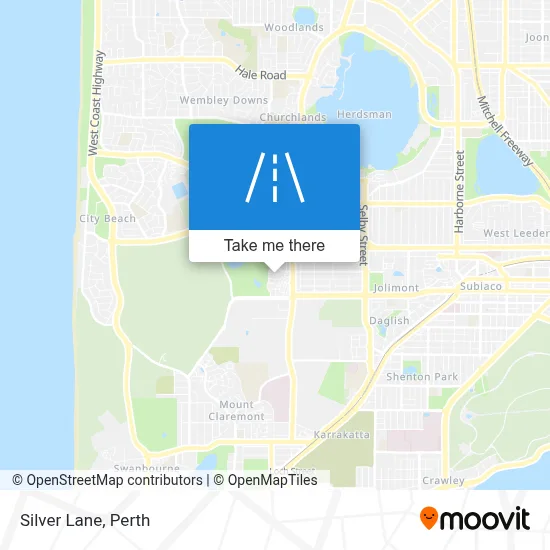 ¿Cómo llegar a Silver Lane, Floreat en autobús o tren?
