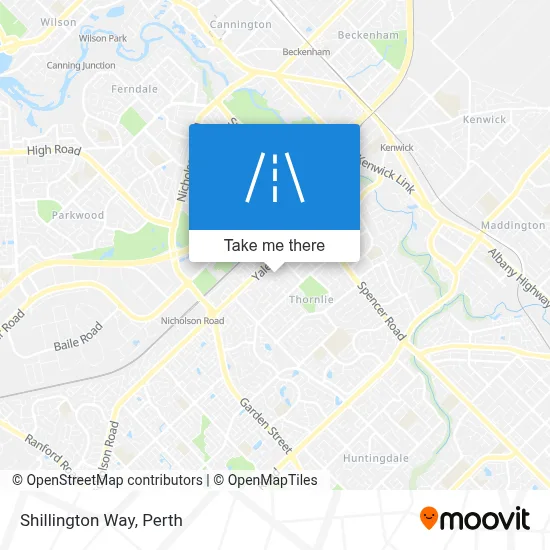 How to get to Shillington Way, Thornlie by bus or train?