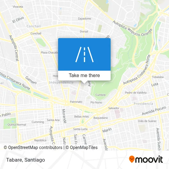 ¿Cómo llegar a Tabare, Recoleta en metro o Micro?