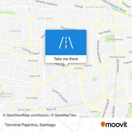How to get to Terminal Pajaritos, Lo Prado by Micro, metro or light rail?