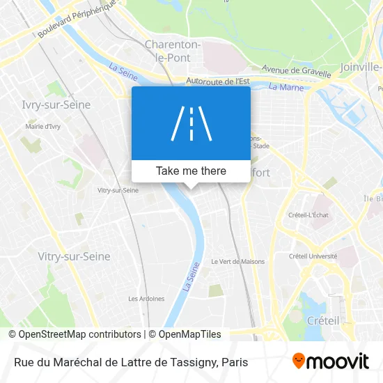 ¿Cómo llegar a Rue du Maréchal de Lattre de Tassigny, Alfortville en ...