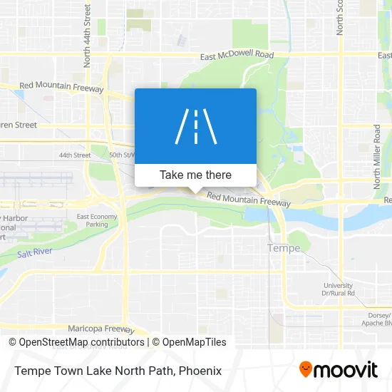 ¿Cómo llegar a Tempe Town Lake North Path, Phoenix en autobús o tren ...