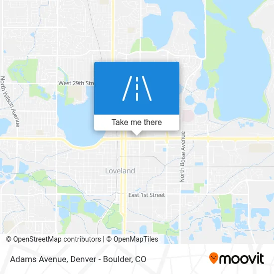 ¿Cómo llegar a Adams Avenue, Denver - Boulder, CO en autobús?