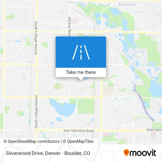 ¿Cómo llegar a Silverwood Drive, Denver - Boulder, CO en autobús?