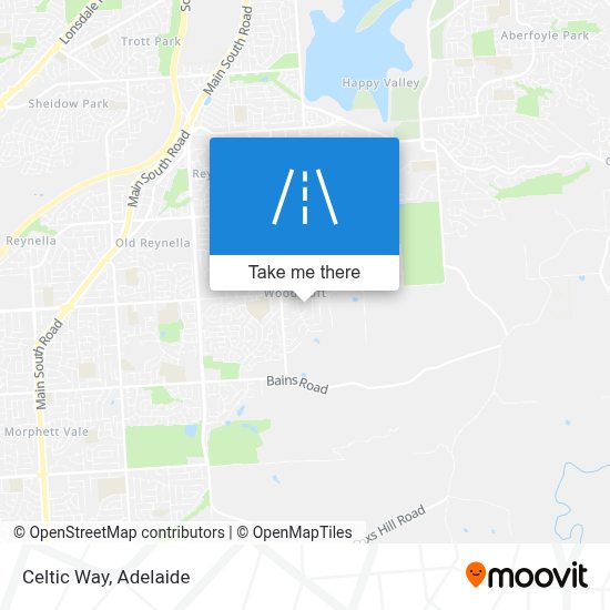 How to get to Celtic Way in Woodcroft by Bus or Train?