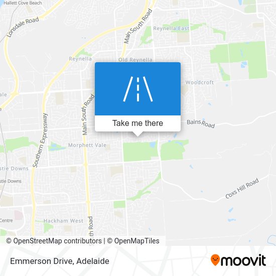 How to get to Emmerson Drive, Morphett Vale by bus or train?