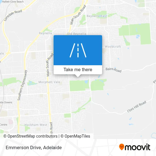 How to get to Emmerson Drive, Morphett Vale by bus?