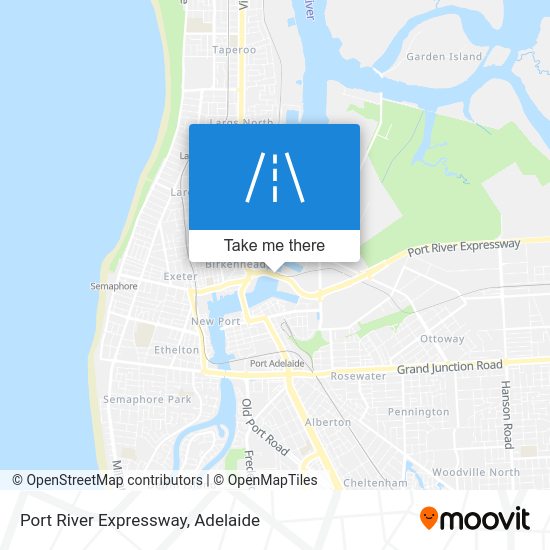 How to get to Port River Expressway, Adelaide by bus or train?