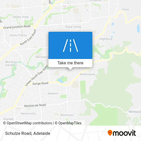 How to get to Schulze Road, Athelstone by bus?