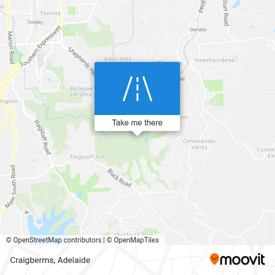 How to get to Craigberms, Craigburn Farm by bus or train?