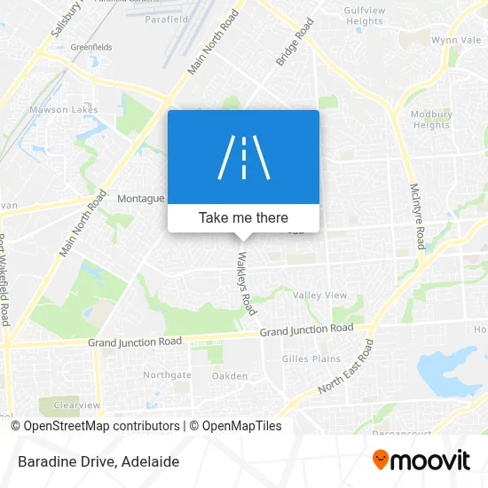 How to get to Baradine Drive, Ingle Farm by bus or train?