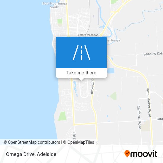How to get to Omega Drive in Seaford Rise by Bus or Train?