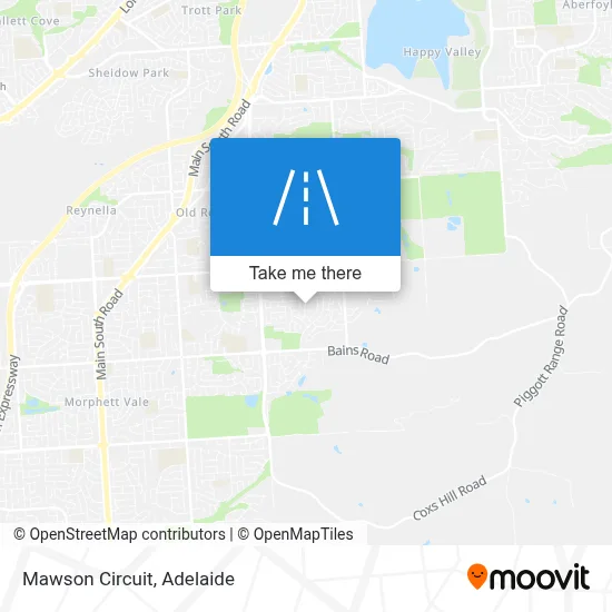 How to get to Mawson Circuit, Woodcroft by bus or train?