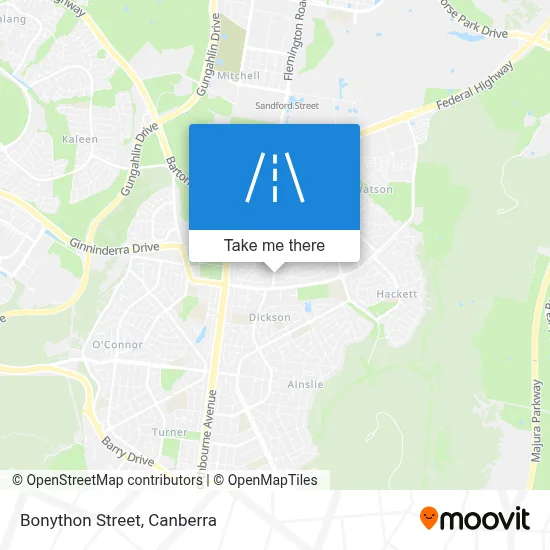 How to get to Bonython Street, Canberra by bus or light rail?