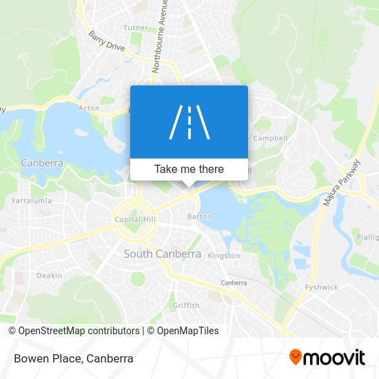 How to get to Bowen Place, Canberra by bus or light rail?