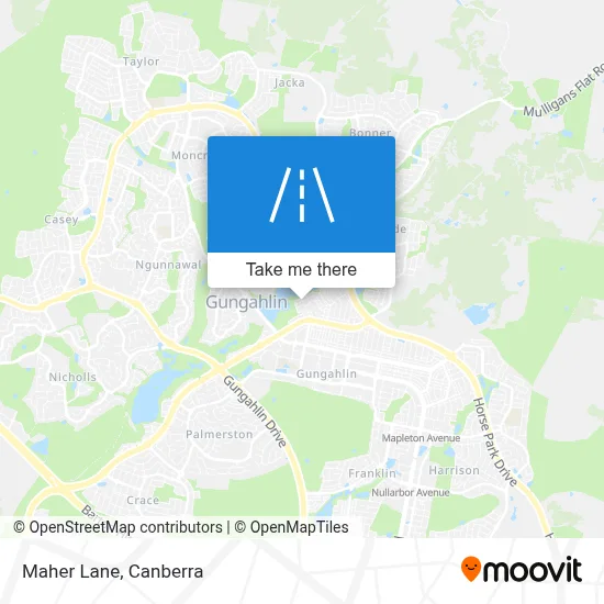 How to get to Maher Lane, Canberra by bus or light rail?