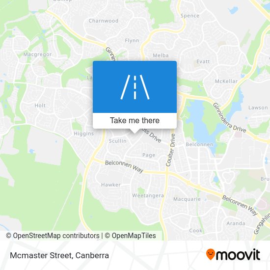 How to get to Mcmaster Street, Canberra by bus or light rail?