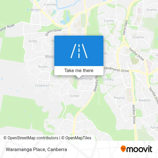 How to get to Waramanga Place, Canberra by bus?