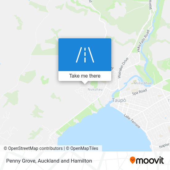 How to get to Penny Grove, Auckland and Hamilton by