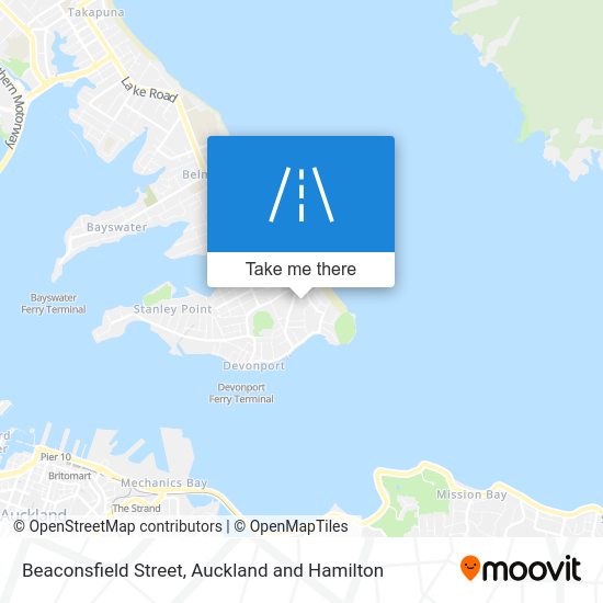 How to get to Beaconsfield Street, Mt Victoria by bus or ferry?