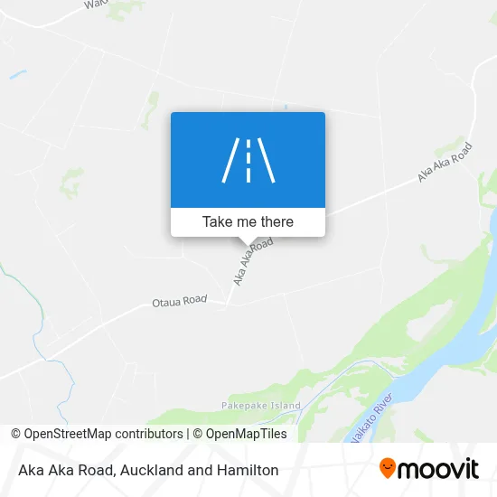 How to get to Aka Aka Road, Otaua by train, bus or ferry?