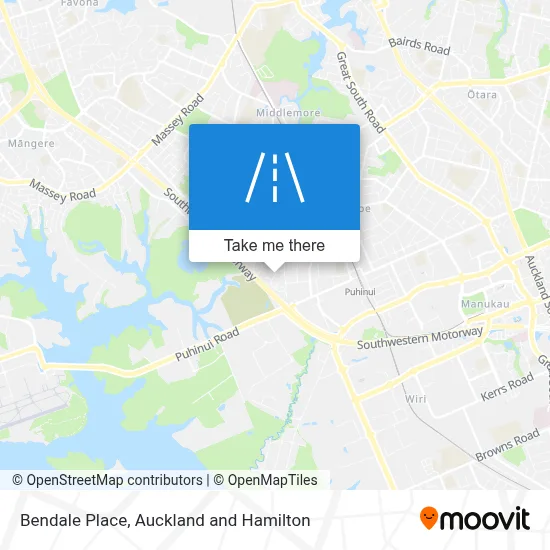 How to get to Bendale Place, Papatoetoe West by bus or train?