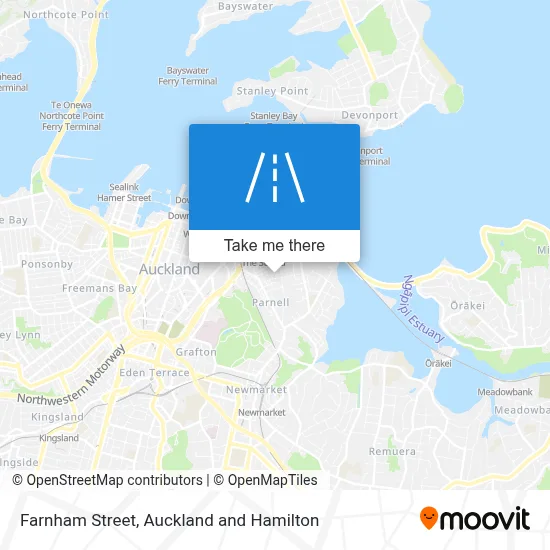How to get to Farnham Street, Parnell West by bus or train?