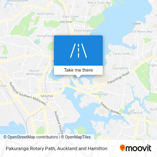 How to get to Pakuranga Rotary Path, Tidal-Tamaki by bus, train or ferry?