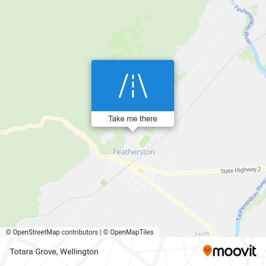 How to get to Totara Grove, Featherston by bus or train?