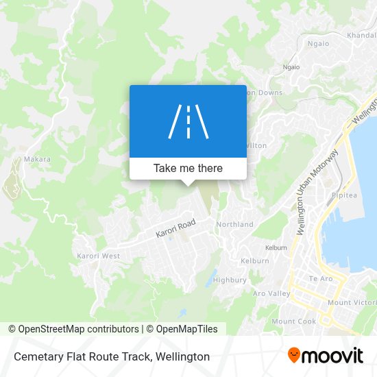 How to get to Cemetary Flat Route Track, Karori North by bus, train or ...
