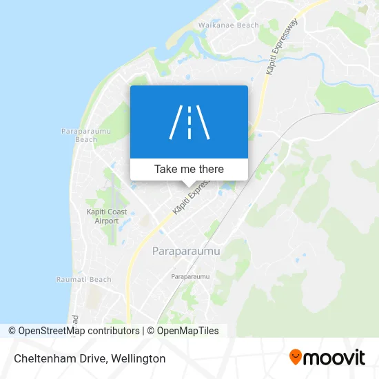 How to get to Cheltenham Drive, Paraparaumu Central by train or bus?